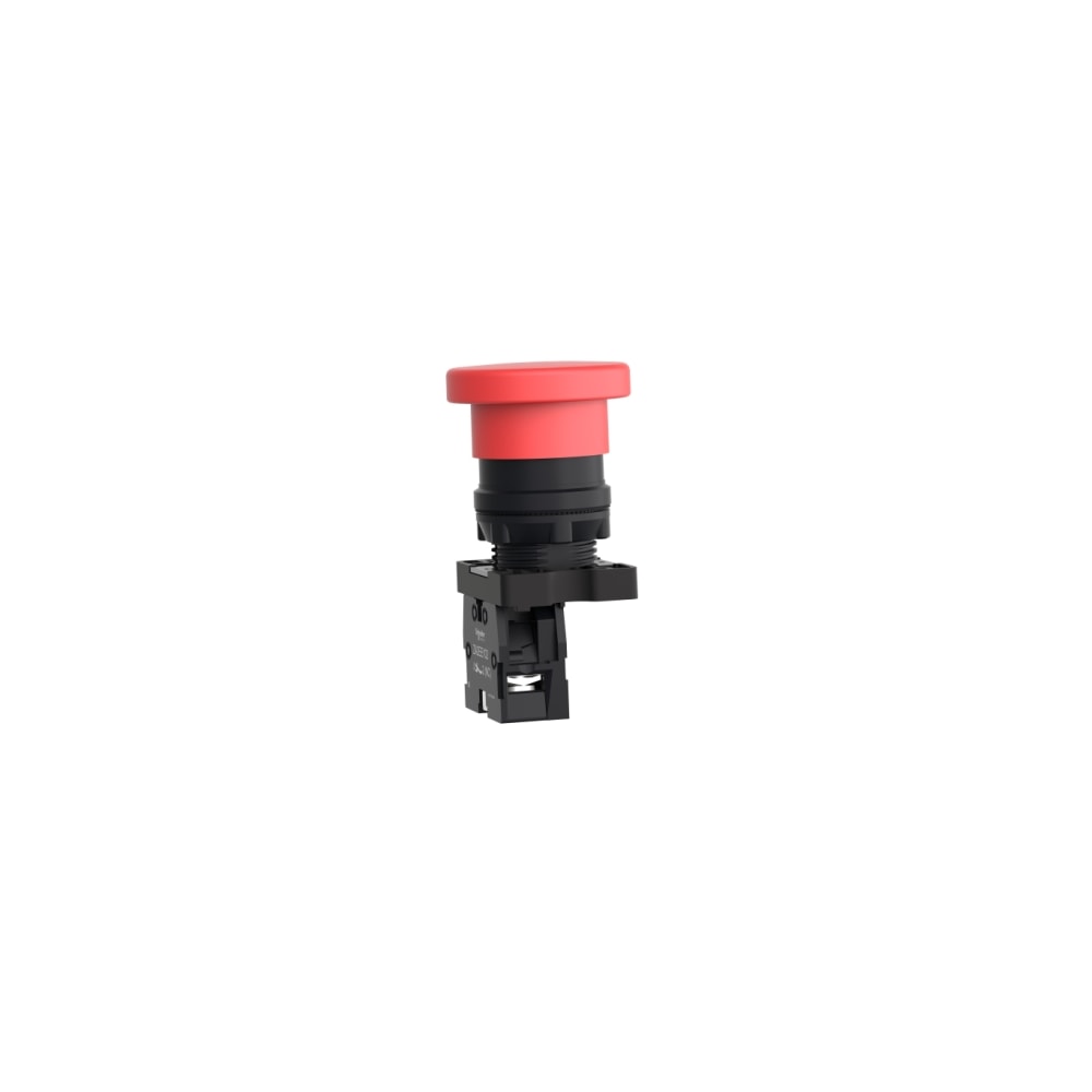 BOTAO 22MM PLASTICO RETORNO POR MOLA 1NF VERMELHO XA2EC42 | SCHNEIDER ...