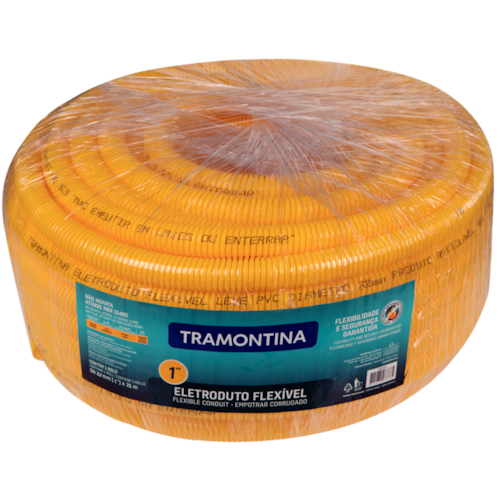 ELETRODUTO CORRUGADO LEVE FLEXÍVEL DN32 25MT 1 POLEGADA AMARELO ...