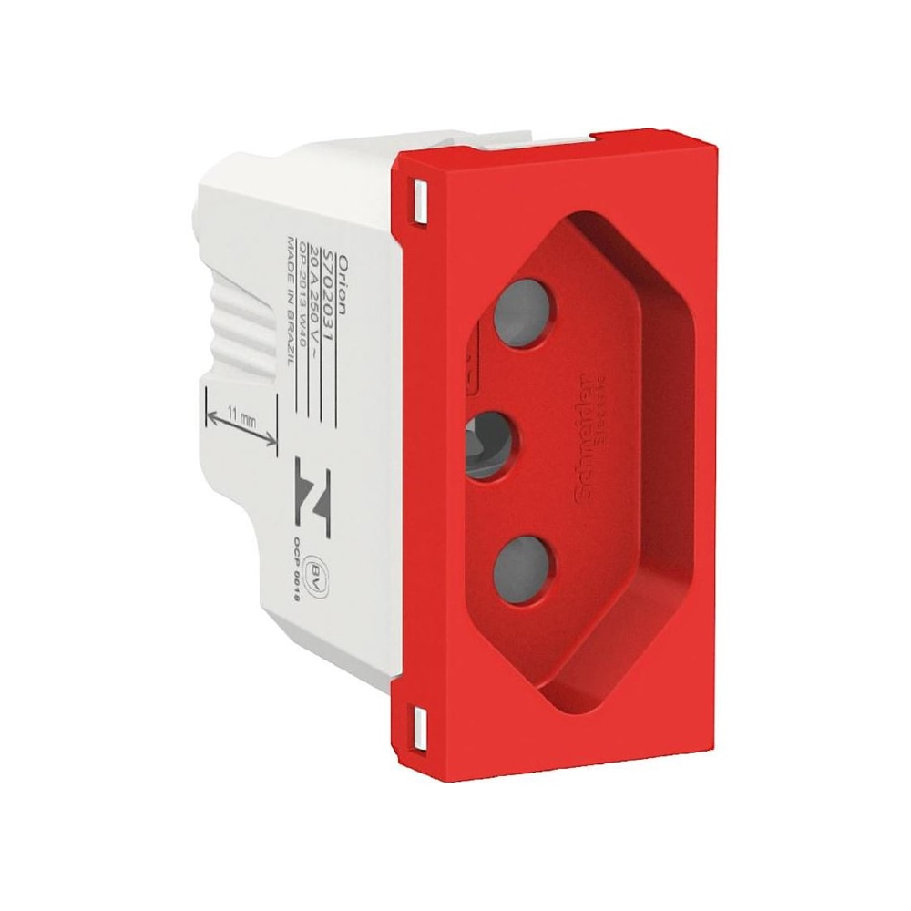 Mod Tom 2P+T 20A 250V ANTIBACT 1M VM S70203134 Orion - Schneider ...