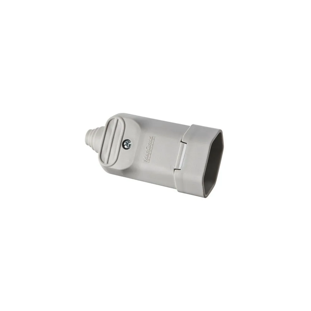 PLUG FEMEA 2P+T 10A TMD1-3 PARA EXTENSÃO CINZA PA012718 | MARGIRIUS ...
